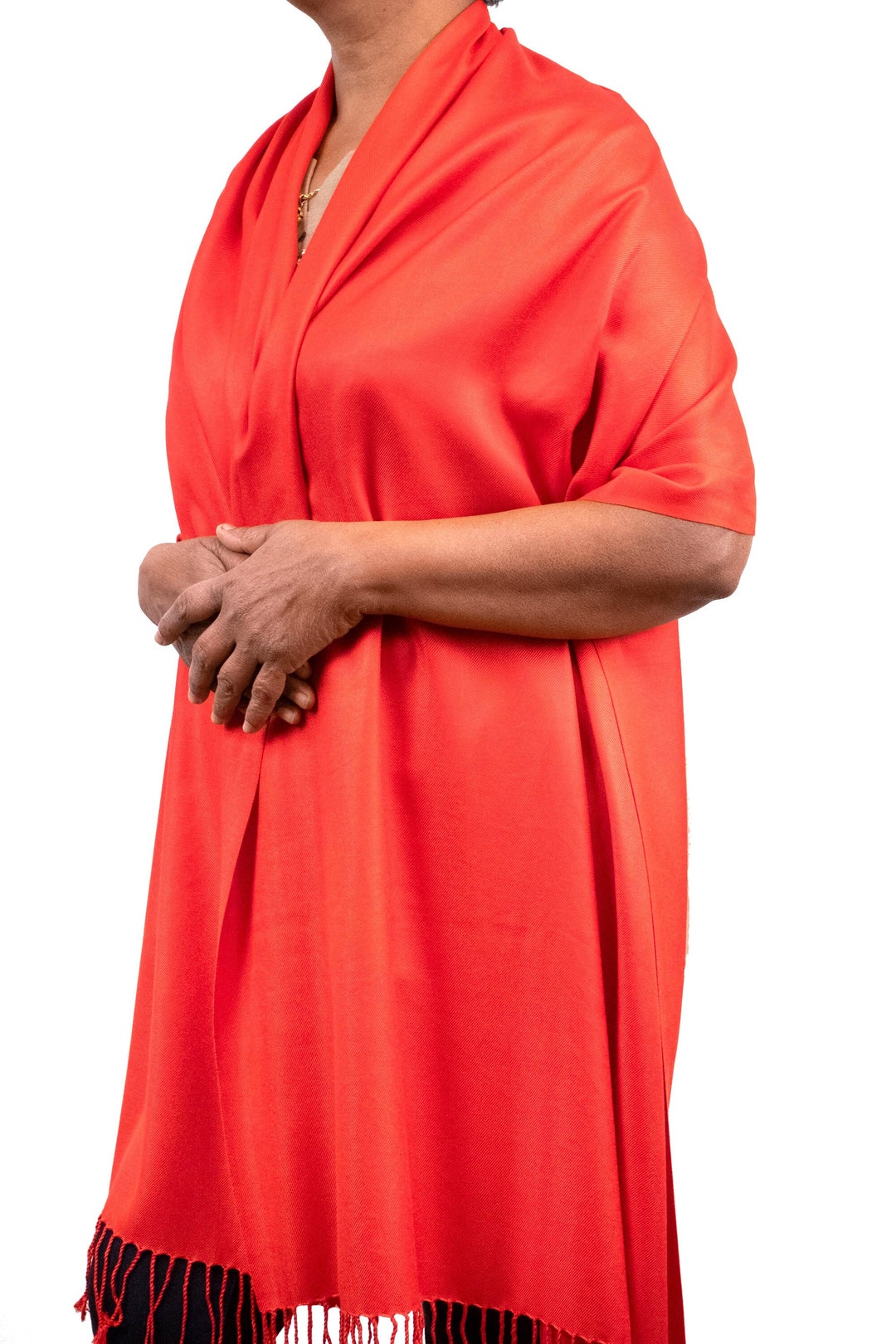 Red Pashmina Wedding Shawl Large Red Scarf York Scarves Bridal Wrap ...