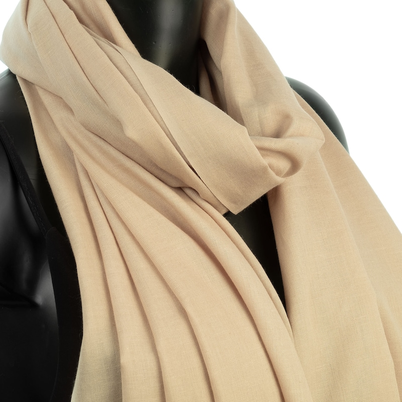 Beige Scarf - Etsy