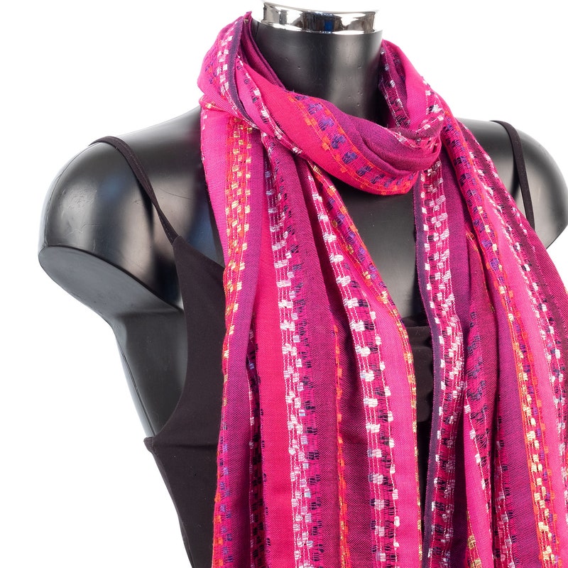 Neon Pink Scarf - Etsy