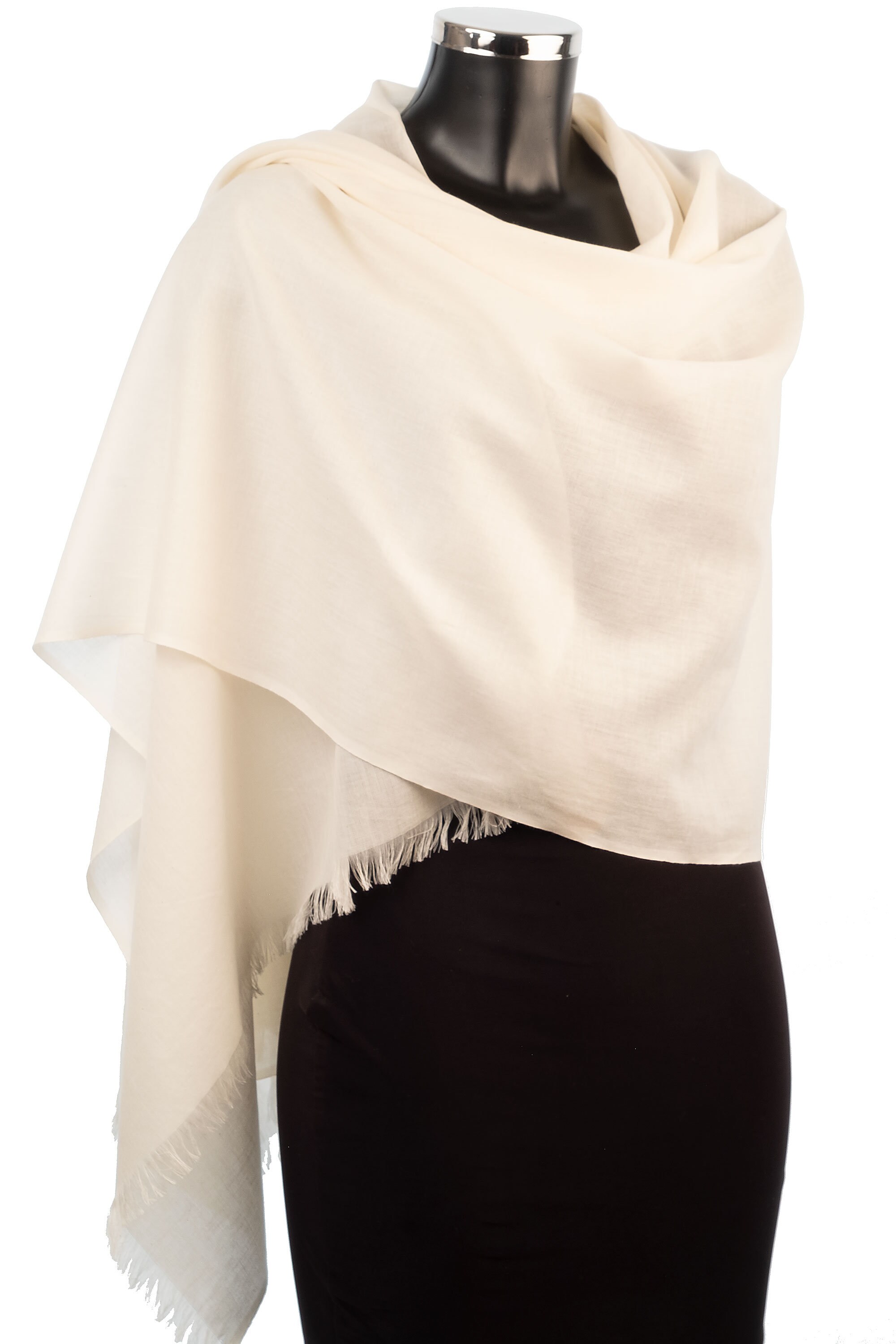 Bridal Wear Ivory Cream Pashmina Wedding Shawl Gift for - Etsy