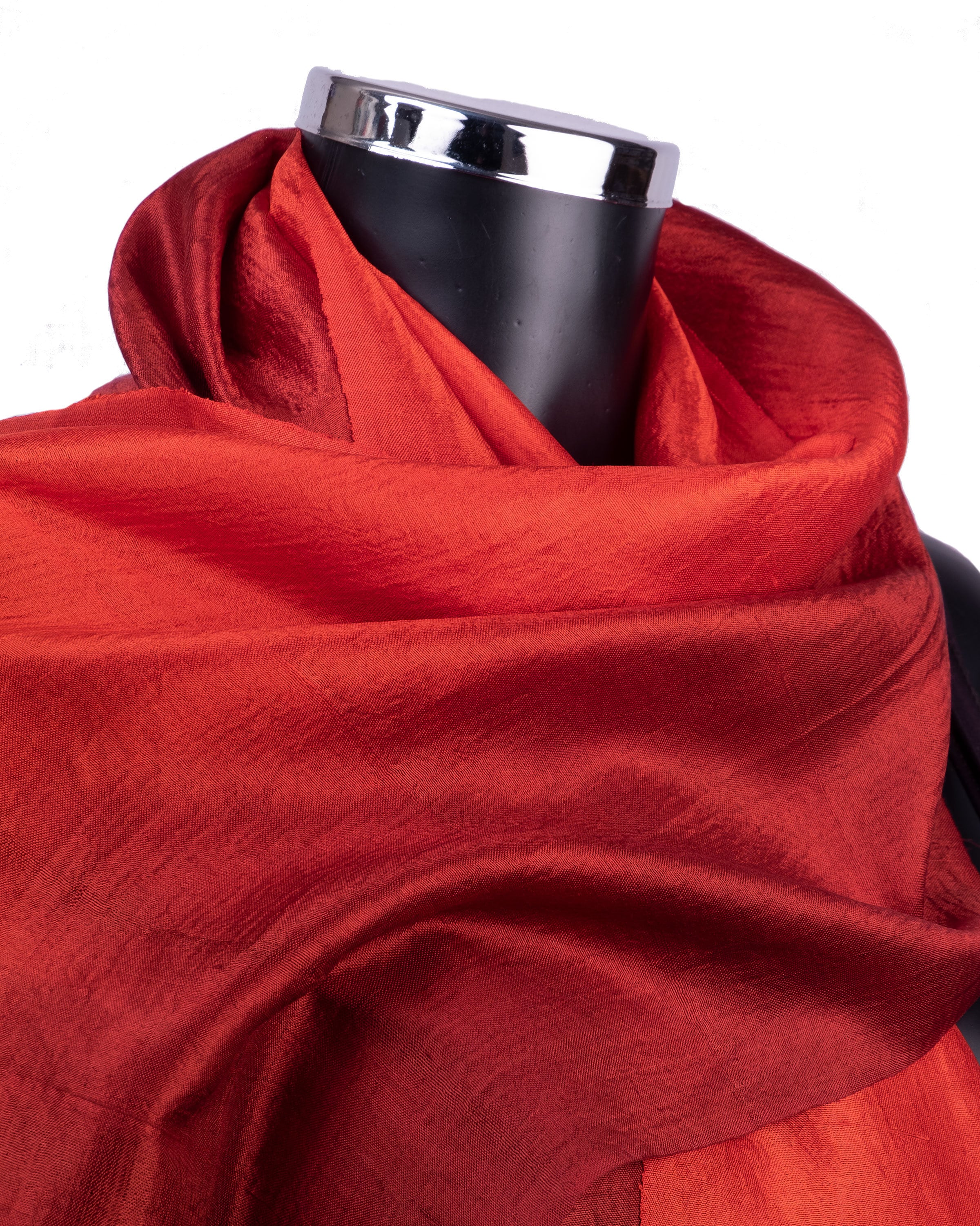 Red Silk Scarf Plain Red Scarf Raw Silk Scarves and Shawls - Etsy