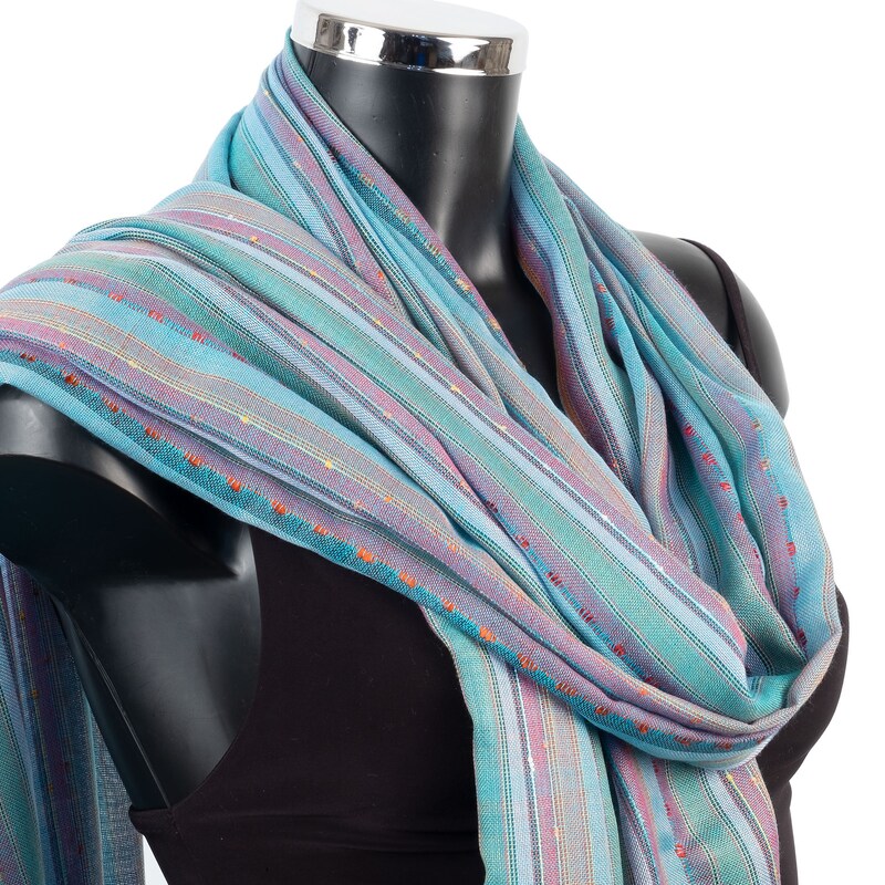 Turquoise Scarves - Etsy