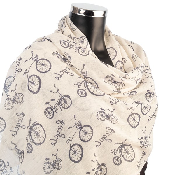 Bicycle Scarf - Etsy