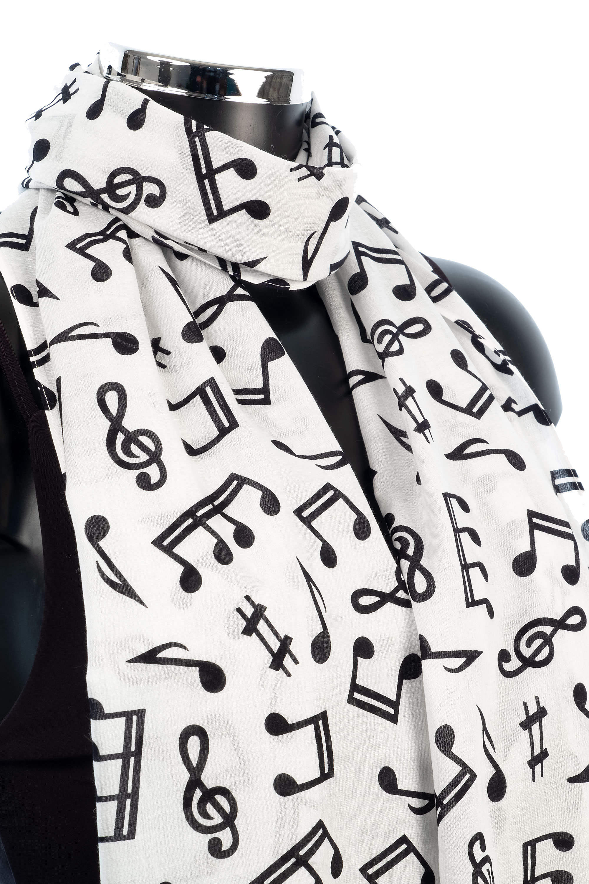 Musical Scarf Music Note Scarves Music Teacher Scarf Gift - Etsy