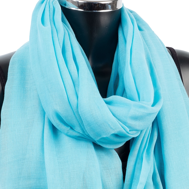 Turquoise Scarves - Etsy