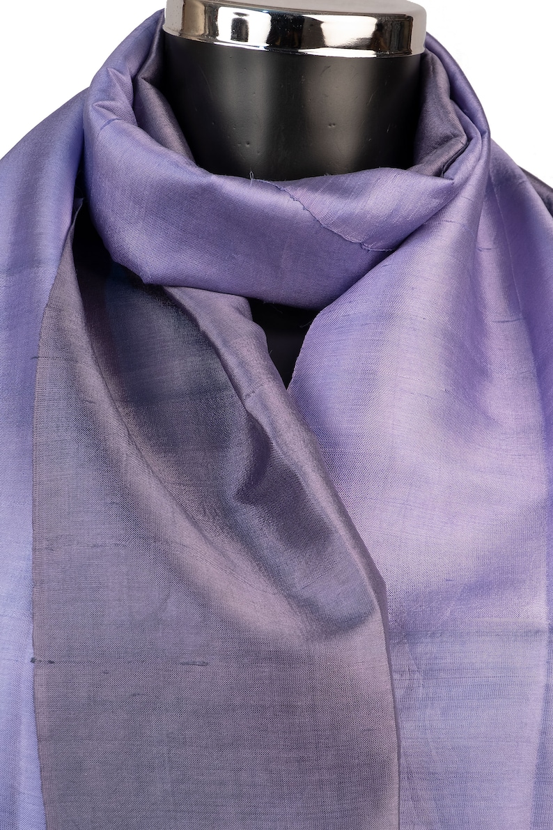Lavender Silk Scarf Lilac Neck Scarf Ethical Clothing - Etsy