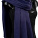 Navy Blue Pashmina Organic Cotton Scarf Wedding Shawl Navy - Etsy