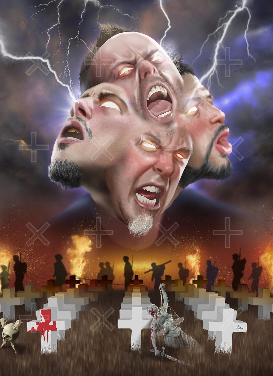 Metallica Fan Art – Heavy Metal Poster Inspired by Hardwired to Self ...