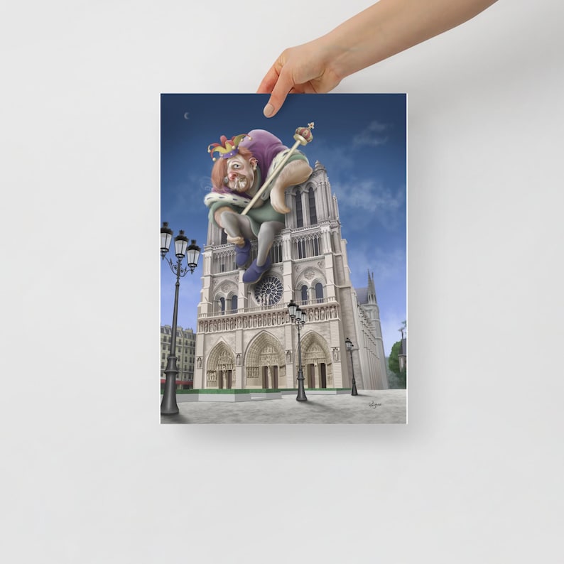 Quasimodo - Hunchback of Notre Dame Poster - Etsy
