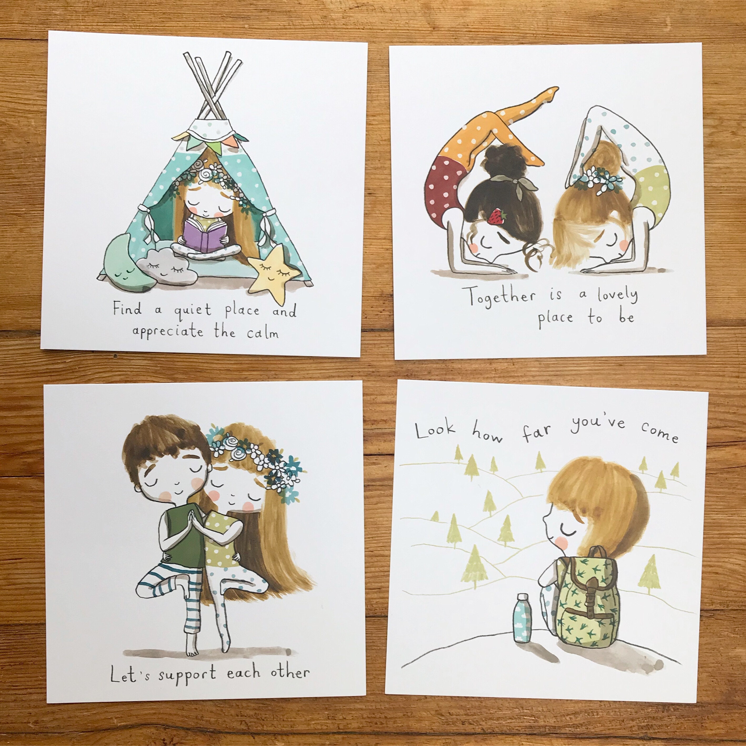 Postcards (set 5) by Cally Jane Studio - Etsy UK