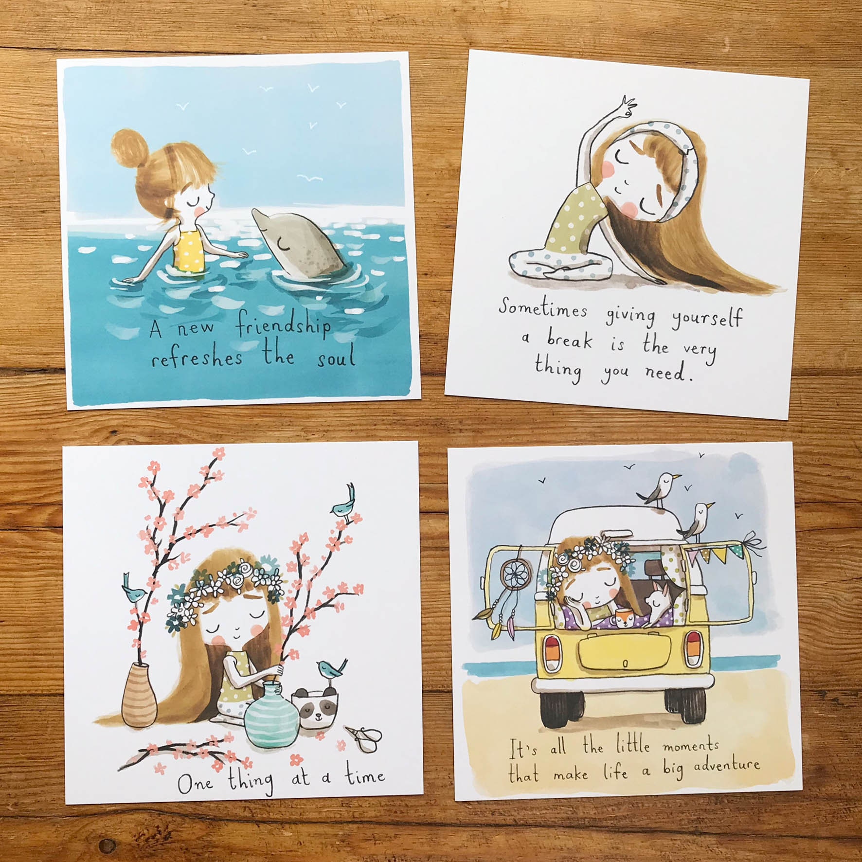 Postcards set 4 by Cally Jane Studio - Etsy Canada