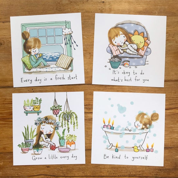 Postcards set 3 by Cally Jane Studio | Etsy