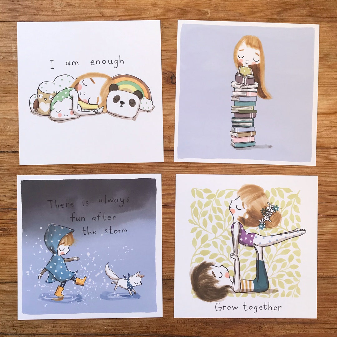 Postcards (set 11) by Cally Jane Studio - Etsy