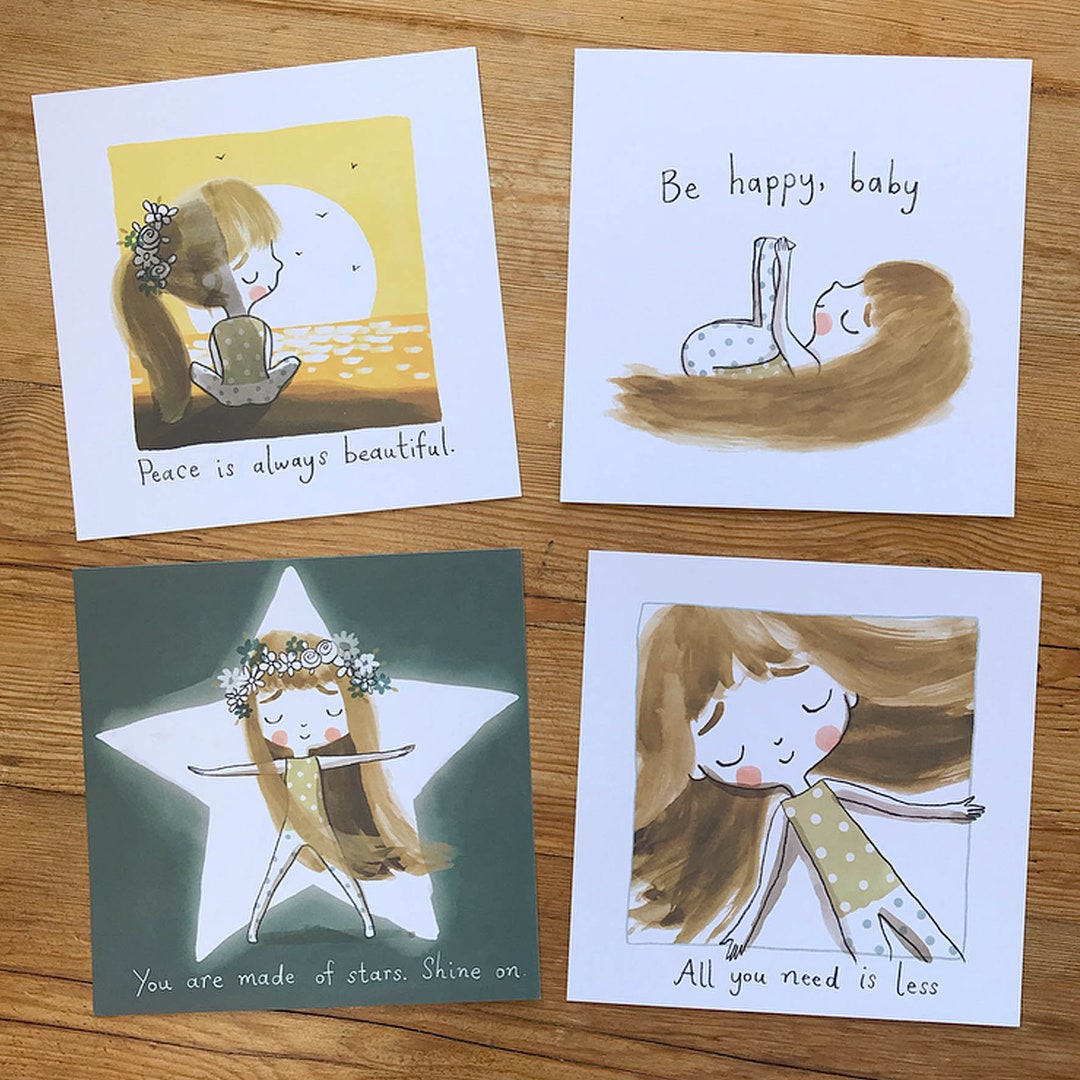 Postcards (set 1) by Cally Jane Studio - Etsy
