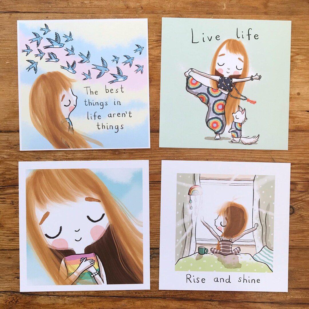 Postcards (set 14) by Cally Jane Studio - Etsy