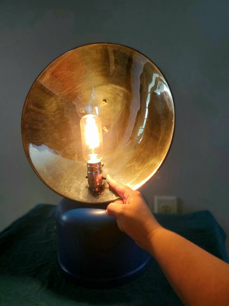 Upcycled Vintage Tilly Lamp Mancave Lighting Industrial - Etsy