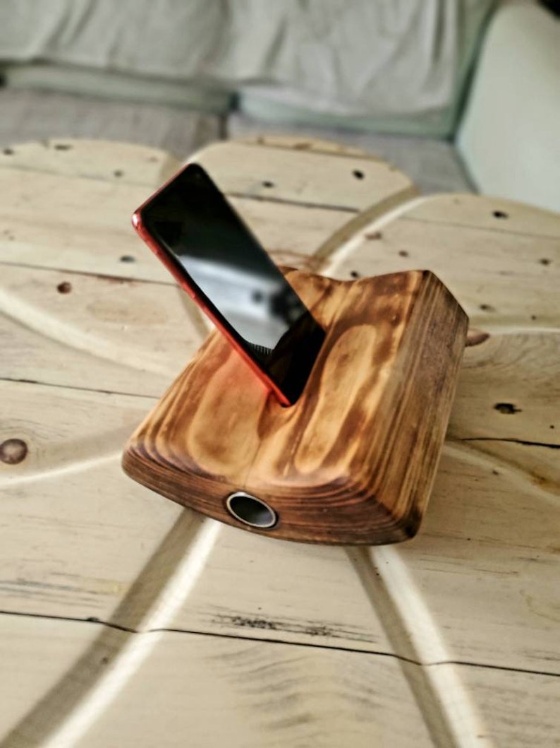 Wooden phone amplifier | Etsy