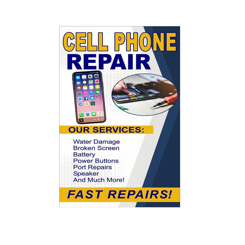 Cell Phone Sign - Etsy