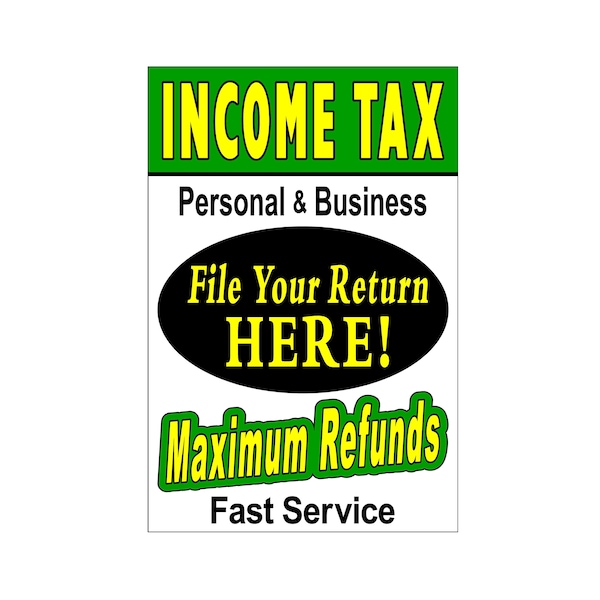 Tax Business Banner - Etsy