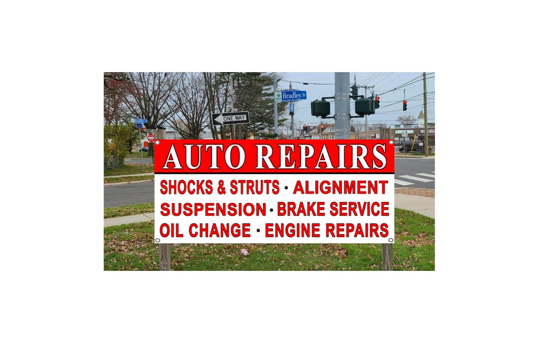 Auto Repairs Vinyl Banner Sign - Etsy