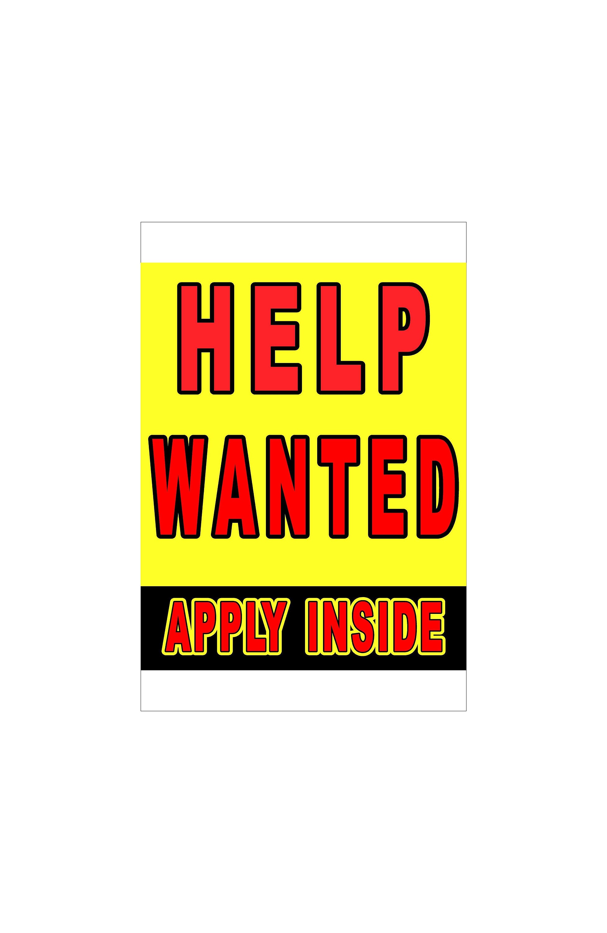 Help Wanted Advertising Poster Sign 24x36 - Etsy