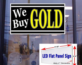 We Buy Gold Sign - Etsy