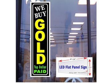 We Buy Gold Sign - Etsy