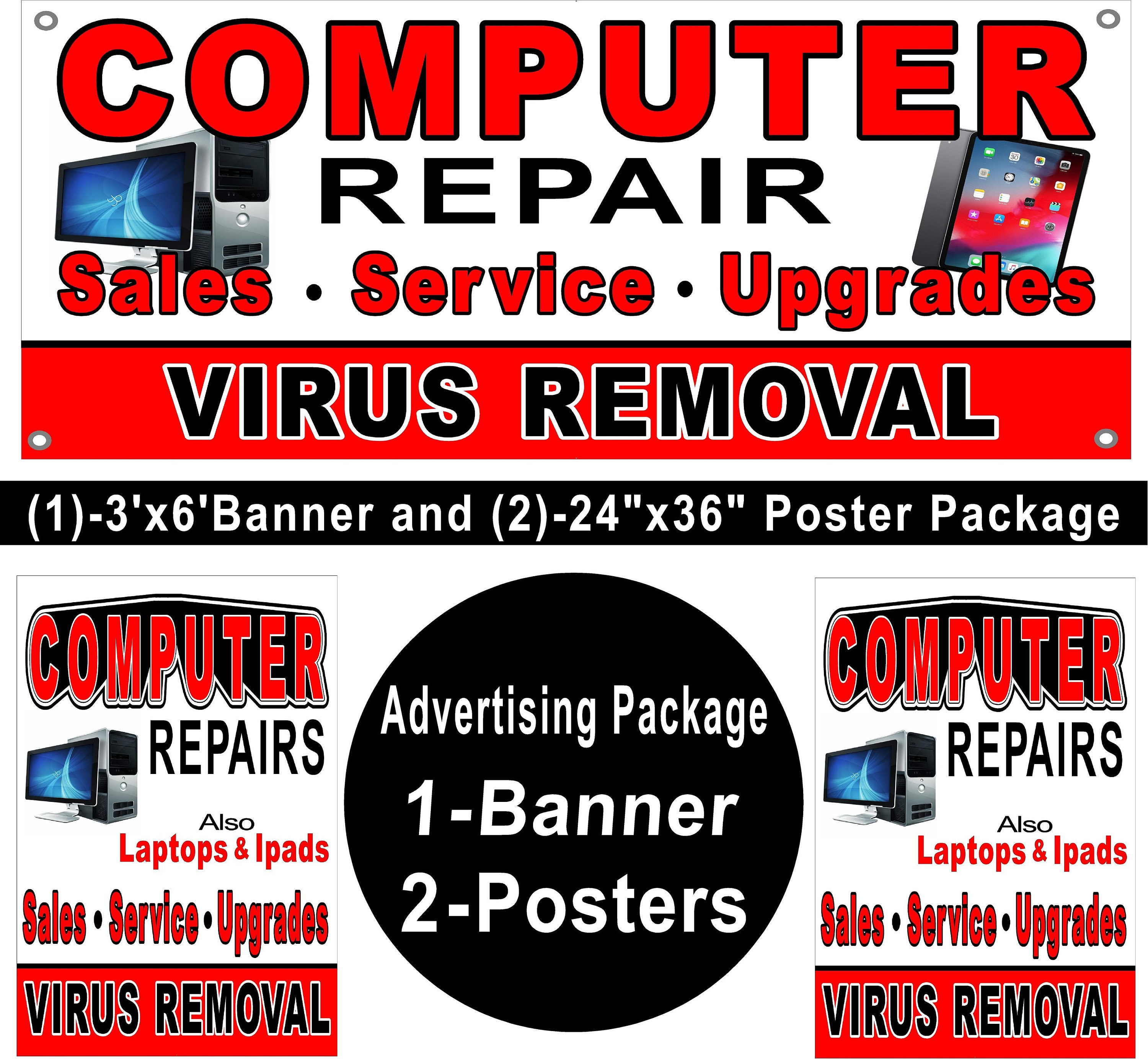 Computer Repair Posters