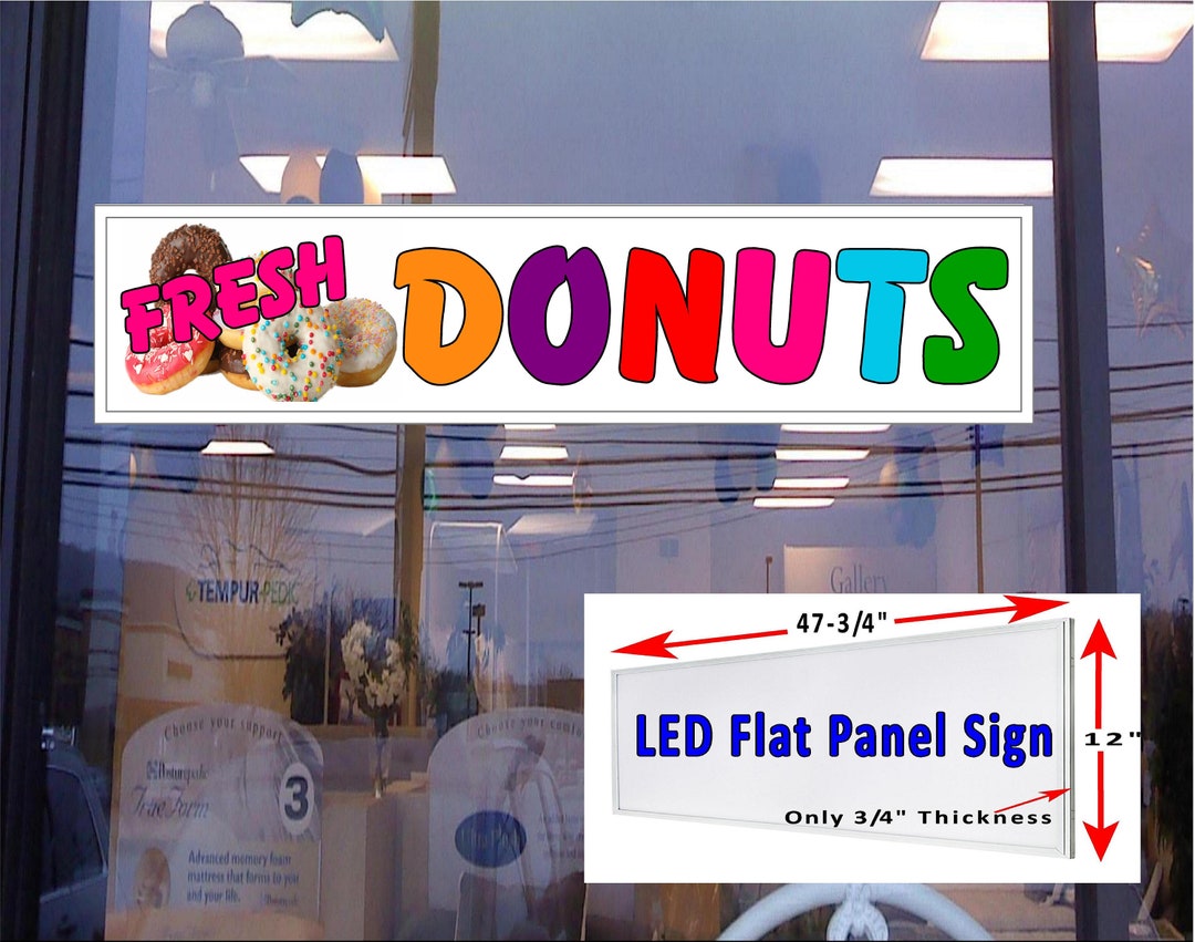 Auto Body Shop Led Flat Panel Light Box Window Sign 48x12 - Etsy