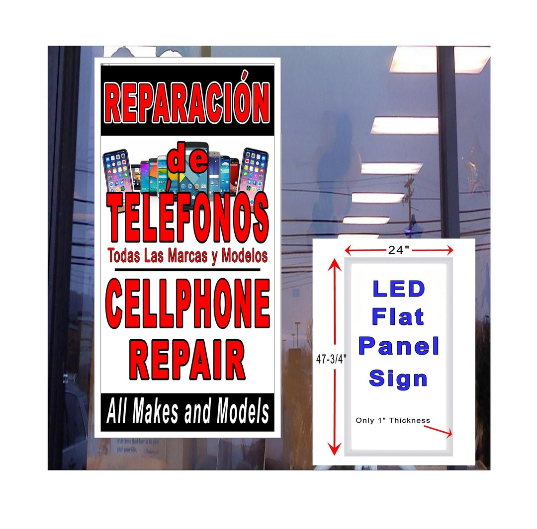 Reparacion De Telefonos spanish Cell Phone Repair Led Flat Panel Light ...
