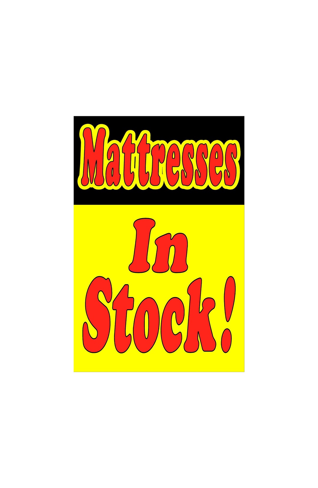 Mattresses in Stock Advertising Poster Sign 24x36 - Etsy.de
