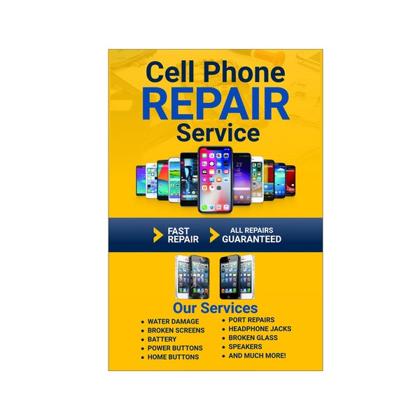 Cell Phone Sign - Etsy