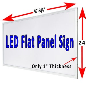 Mobile Phone Repair Service Led Flat Panel Light Box Window Sign 48"x24 ...