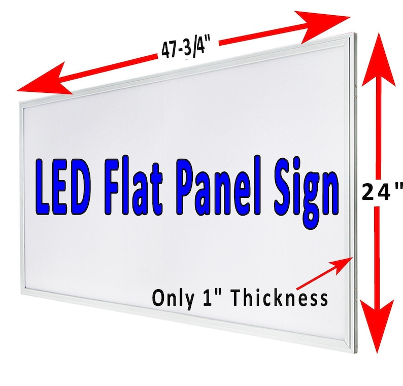 Mobile Phone Repair Service Led Flat Panel Light Box Window Sign 48"x24 ...