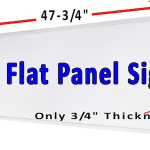 Tattoo (blue) Led Flat Panel Light Box Window Sign 48"x12" - Etsy