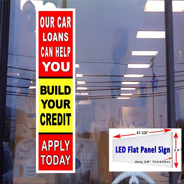 Car Window Led Signs - Etsy