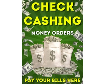 Money Orders Sign - Etsy