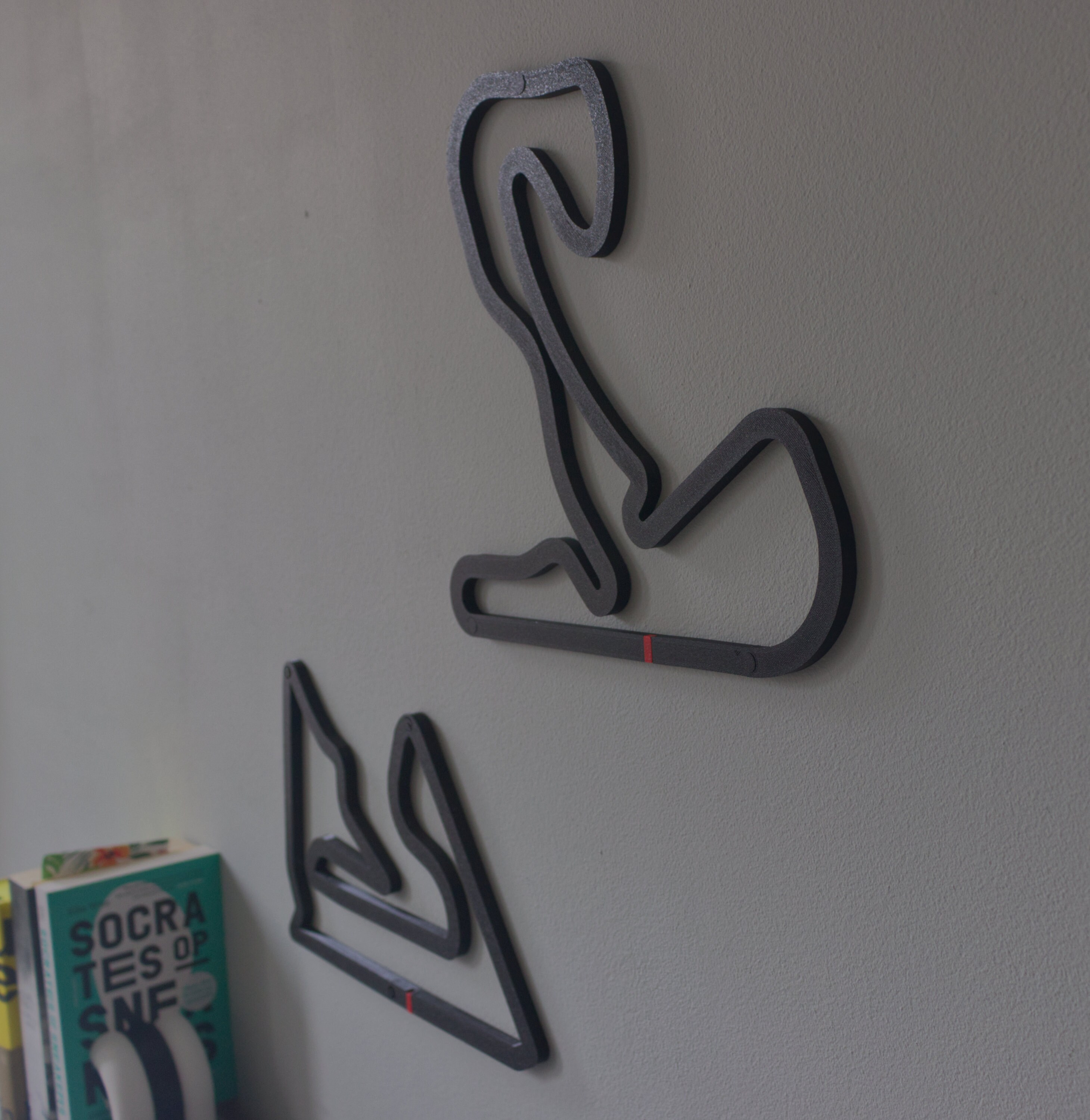 F1 2024 3D Printed Race Track Circuit Wall Art Formula 1 Racing Wall ...