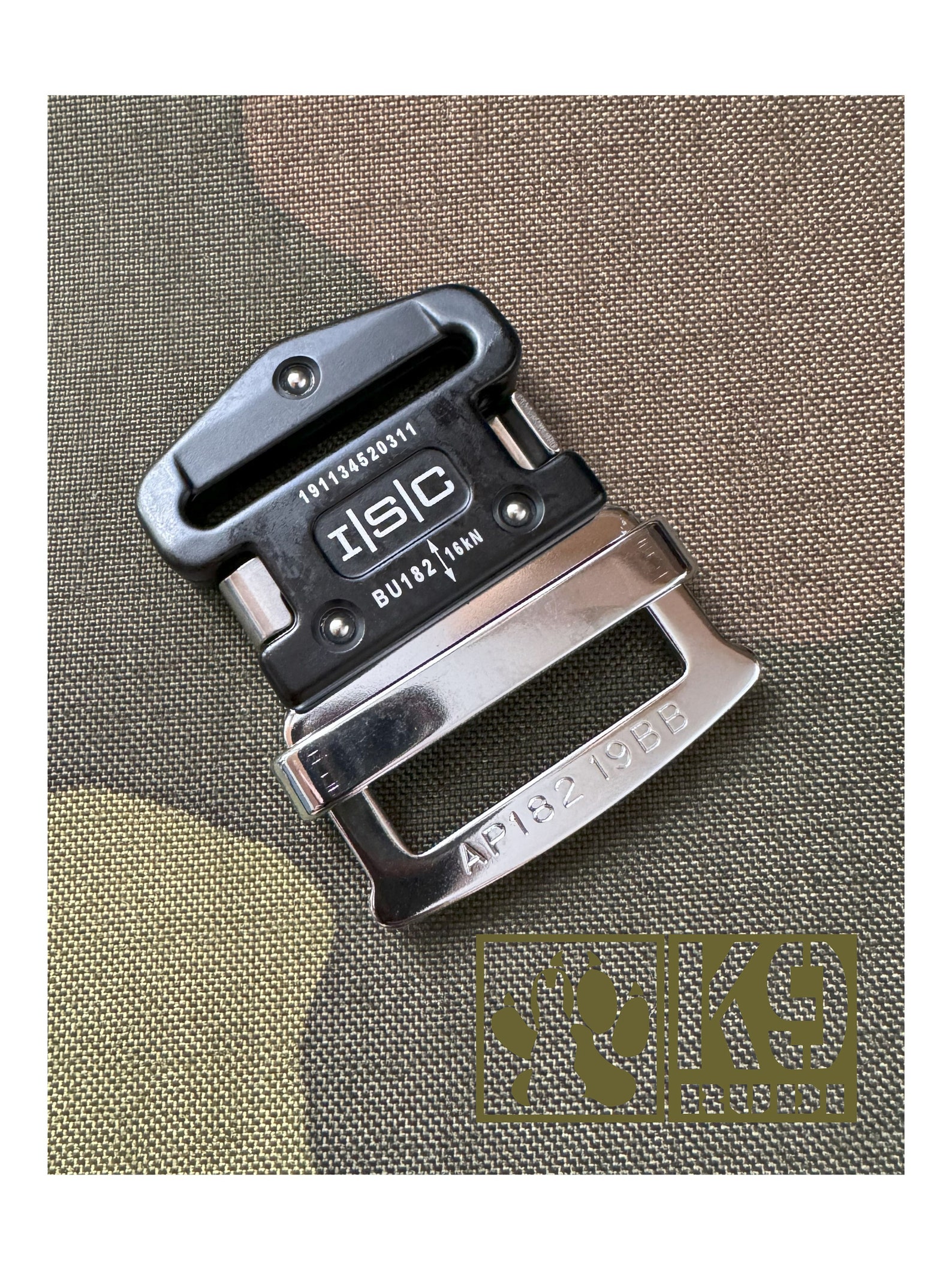 ISC 45mm Klick-lock Buckle & Sliding Tang Set - Etsy