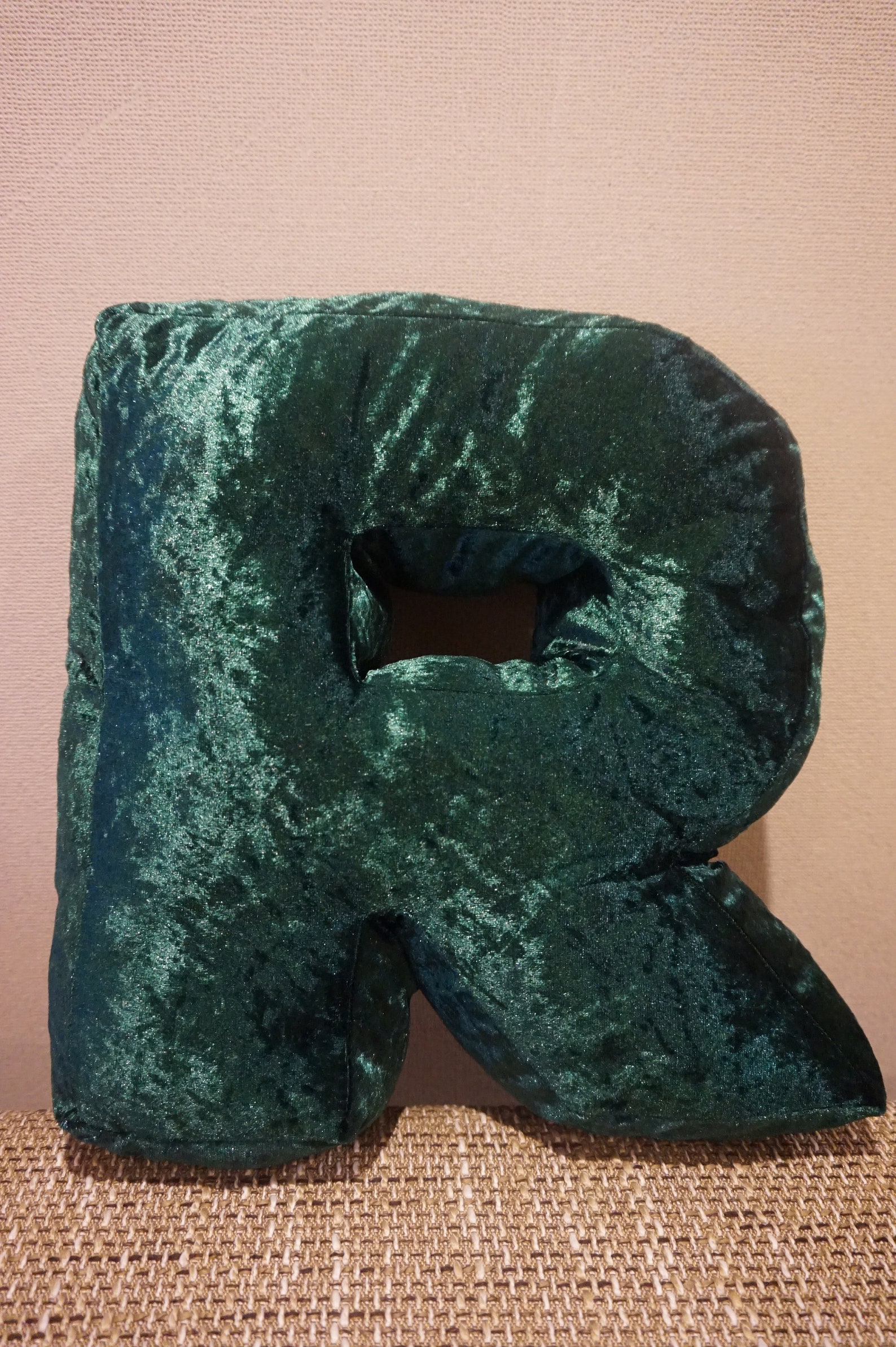Crushed Velvet Letter Pillow/ Velvet Alphabet Pillow / Soft - Etsy