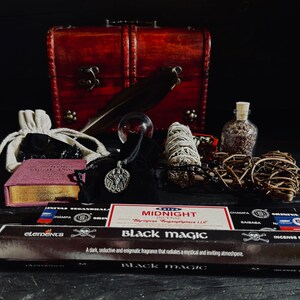 Witch Box Gift Set in Wooden Chest Witchcraft & Wicca Gift Witchcore ...