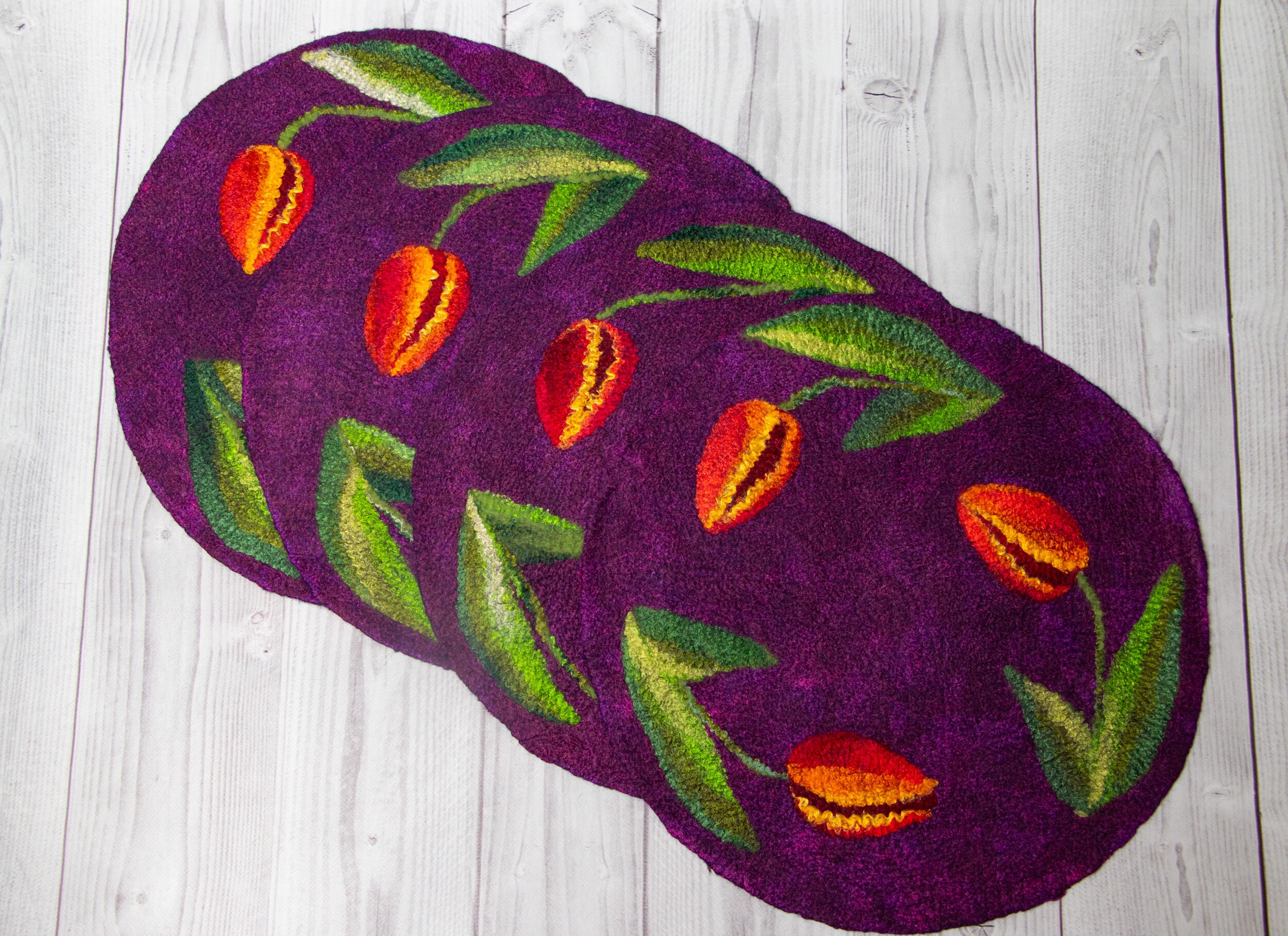 Natural Wool Chair Pad for Dining Chair Handmade Felt Rug Soft ...