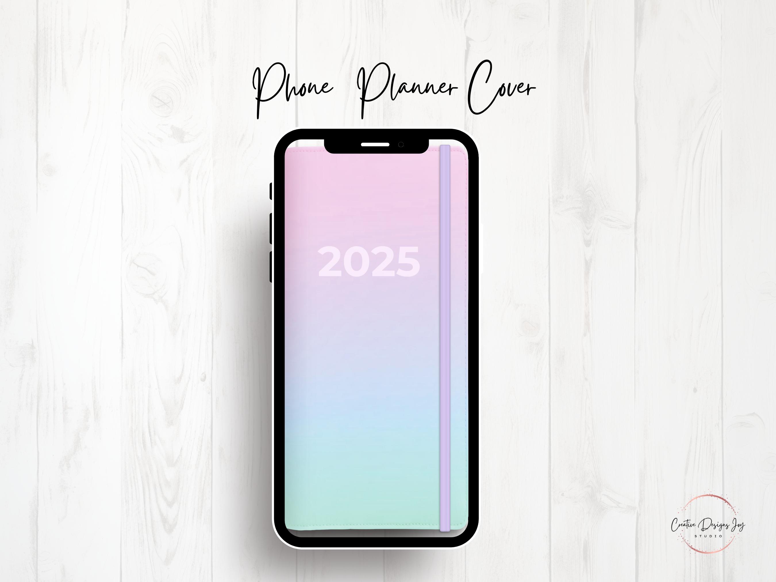 2025 Smartphone Planner, Monthly Weekly Planner, Phone Planner, Pastel ...