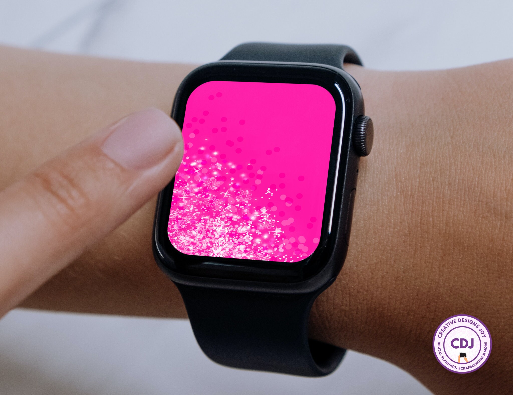 Apple Wallpaper Hot Pink