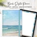 Beach Vibes Digital Planner: Blank Notebook, Paper Templates (instant ...