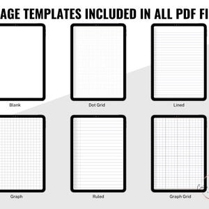 36 Digital Composition Notebooks Bundle: Hyperlinked Portrait (PDF) - Etsy