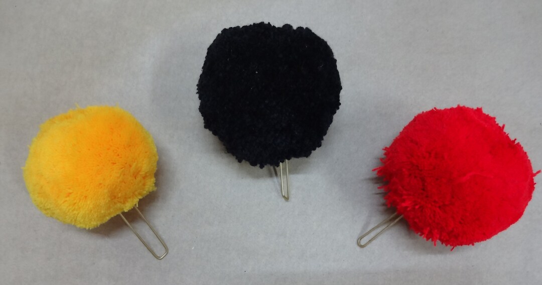 Shako Helmet Wool Pom Pom set of 3 Colours - Etsy