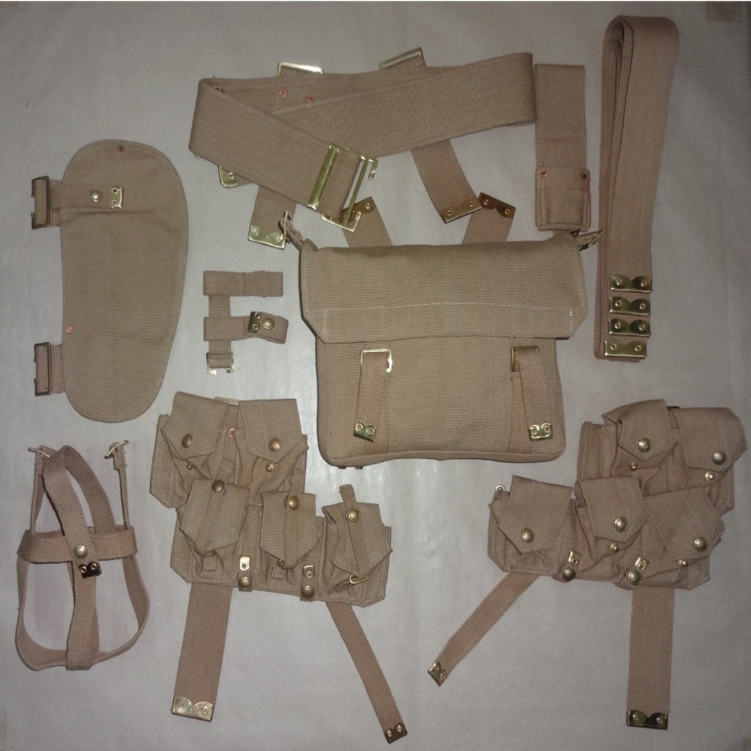 WWI British P08 Webbing Set 2nd Pattern Full Set Reprodução - Etsy Portugal
