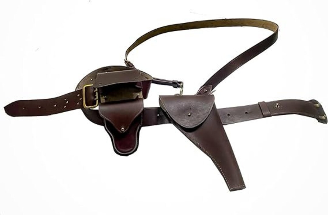 Warreplica RCMP Canada Police Sam Browne Belt, Shoulder Strap, Holster ...