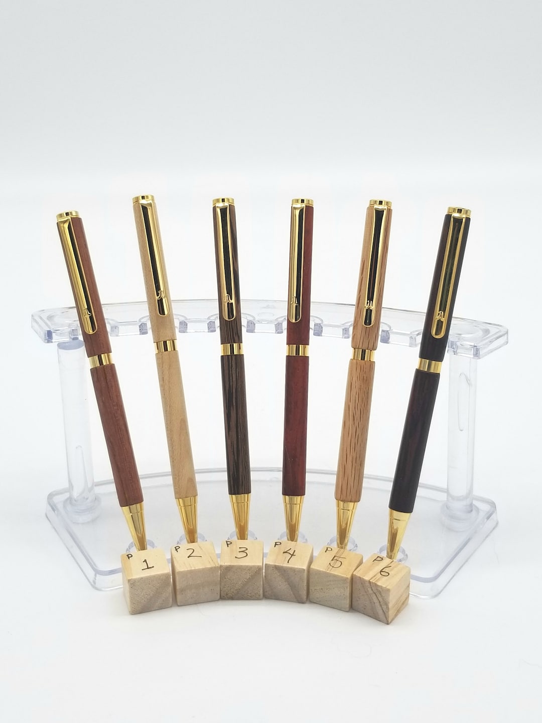 Slimline Ballpoint Pens Turned From Exotic and Local Hardwoods ...